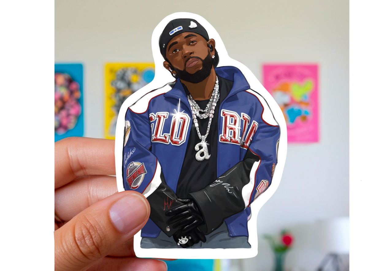 Kendrick Lamar Cute Vinyl Decal for Fans – Basil and Sage